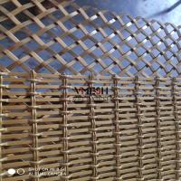 China Customized Antique Brass Stainless Steel Decorative Metal Wire Mesh for sale