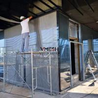 China Crimped Woven Architectural Stainless Steel Mesh For Hospitality Luxury Hotel Lobby for sale