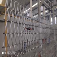 China PVDF Stainless Steel Decorative Crimped Woven Mesh for Interior Design for sale