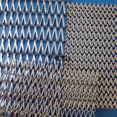 China Decorative Spiral Wire Mesh Spiral Wire Mesh Decorative For Partition for sale