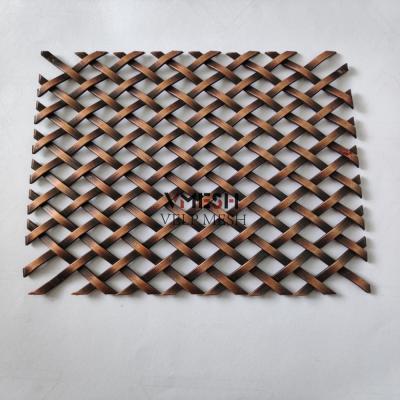 China 1mm-4mm Woven Stainless Steel Wire Mesh For Decorative Architecture Metal Customized for sale