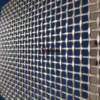 China SS 304 Architectural Stainless Steel Woven Wire Metal Mesh Panel for sale