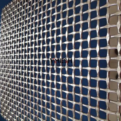 China SS 304 Architectural Stainless Steel Woven Wire Metal Mesh Panel for sale