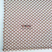 China Aluminum Coil Drapery Woven Wire Mesh Metal Curtain For Home Decoration for sale