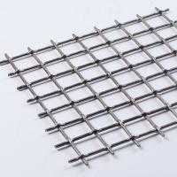 China Stainless Steel Crimped Woven Wire Mesh For Hotel Decoration for sale