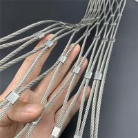 China High Quality SS304/316 Stainless Steel Rope Mesh with 1.5mm/2mm/2.5mm Wire Diameter and 25*25mm/30*30mm/50*50mm Mesh Opening for sale