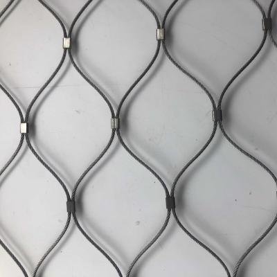 China Customized 7X7 and 7X19 Stainless Steel Ferruled Wire Rope Mesh for sale