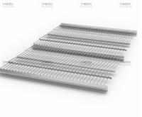 China V Shape Galvanized Expanded Metal Lath for Stucco Building Construction with 2500*600mm Size and 100mm Rib Distance for sale