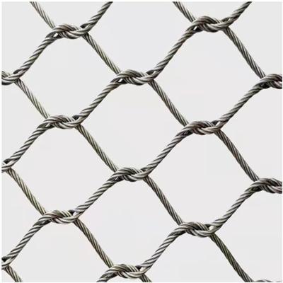 China Ferrule Type Woven Type Closed-Type Buckle Stainless Steel Rope Wire Mesh for Safety Protection for sale