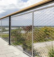 China Hand Woven 304 Stainless Steel Rope Mesh for Zoo Animal Enclosure for sale