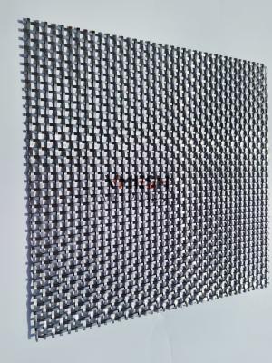 China Durable Customized Facade Cladding Wall Exterior and Interior Outdoor Metal Stainless Steel Security Woven Decorative Architectural Wire Mesh for sale