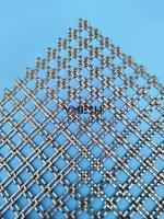 China Custom Color Building Exterior Decorative Mesh Panel Anodized Architectural Mesh for sale