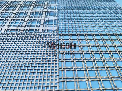 China Stainless Steel Metal Architectural Cooper Gold Bronze Interior Design Curtain Decorative Woven Metal Mesh Curtains for sale