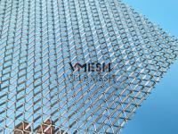 China Durable Facade Stainless Steel Customized Decorative Crimped Woven SS304 Mesh Metal Decorative Mesh for sale