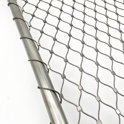 China Stainless Steel cable netting  for Safety Barrier and Fall Protection for sale