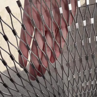 China Tensile Ferrule Crimped Wire Rope Mesh for Fall Protection for sale