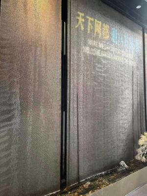 China Outdoor Decorative Architectural Water Curtain Chain Link Mesh for sale