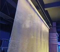 China Stainless Steel Wire Nature Color Water Fall Mesh Curtain For Decorative Mesh for sale