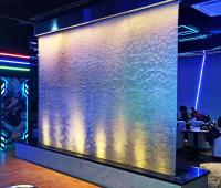 China Outdoor Customized Metal Steel Mesh Water Curtain New Design Landscape Water Curtain for sale