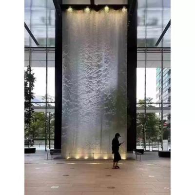 China Anti-rust Stainless Steel 304 Metal Water Curtain For Water Feature for sale