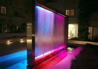 China Stainless Steel 304 Metal Waterfall for Garden Decoration Curtain For Water Feature for sale
