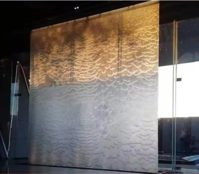China Stainless Steel 304 Water Fall Chain Link Curtain For Hotel Decorative for sale
