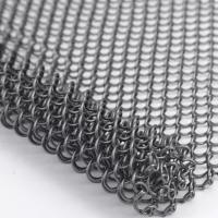 China Stainless Steel Decorative Coil Drapery For Waterfall Wall Mesh for sale