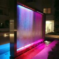 China Corrosion Resistant Stainless Steel 304 Waterfall Water Curtain Chain Link Mesh for sale