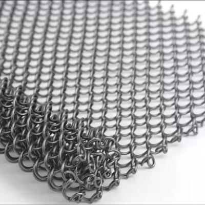 China Stainless Steel Beautiful Decorative Screen Wall Waterfall Curtain Mesh for sale