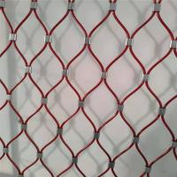 China Stainless Steel Wire 7*19 Cable Net With Pvc Coated Finish Mesh For Decorative Fencing for sale