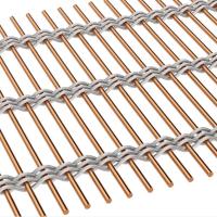 China Customized Decorative Flexible stainless steel Architectural Mesh for Office Buildings for sale