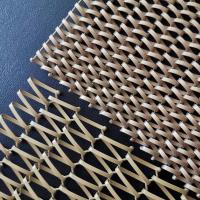 China Bronze Decorative Mesh Architecural SS Decoration Curtain For Metal Decorative Indoor Dividers for sale