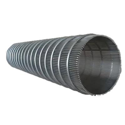 China 50 100 150 Micron V Shaped Stainless Steel Wire Pipe Wedge Wire Filter Mesh for sale
