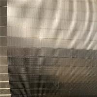 China Johnson Stainless Steel Wedge Wrapped Wire Sieve Bend Screen Panel for sale