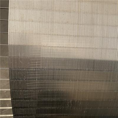 China Johnson Stainless Steel Wedge Wrapped Wire Sieve Bend Screen Panel for sale