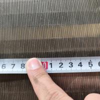 China 316 Stainless Steel Wedge Wire Screens High Efficiency Solid Separation Filter for sale