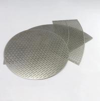 China 0.4mm 0.5mm Aperture Custom Shape Design Etching Mesh Filter Disc for Water Treatment for sale