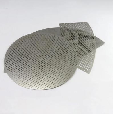 China 0.4mm 0.5mm Aperture Custom Shape Design Etching Mesh Filter Disc for Water Treatment for sale