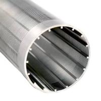 China Heavy Duty Stainless Steel Johnson Sieve Mesh Wedge Wire Filter Slot Screen for sale