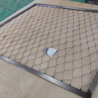 China 7*7 Wire Rope Stainless Steel Anti Corrosion Cable Rope Mesh For Bridge Safety Net for sale