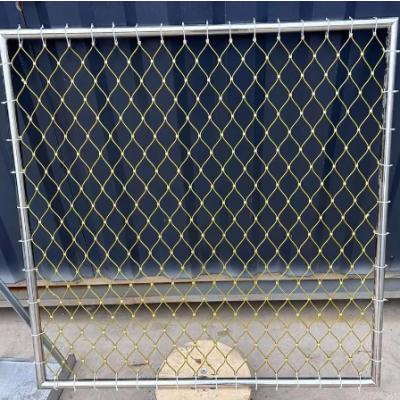 China Stainless Steel Anti Corrosion Strong Wire Rope Mesh Use For Stair Railing Mesh for sale