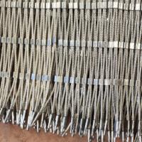 China Stainless Steel 304 High-strength Wire Rope Mesh 50*50 Mesh Opening Structural Cable Mesh for sale