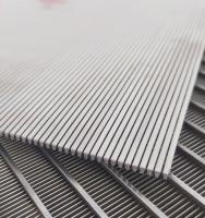 China Flat Sheet Design Stainless Steel Wedge Wire Mesh For Filter Screen for sale