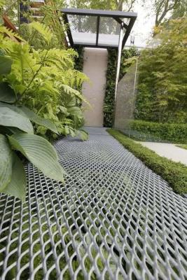 China Carbon Steel 4mm Hexagon Hole Expanded Metal Mesh Heavy Duty for sale
