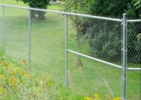 China 11.5 gauge Green PVC Coated Galvanised Steel Chain Link Fencing 20m 30m for sale