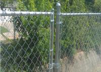 China 11.5 gauge Green PVC Coated Galvanised Steel Chain Link Fencing 20m 30m for sale