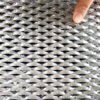 China Industrial Steel Expanded Mesh Diamond Expanded Steel Stretched Metal Grating for sale