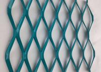China Akzonobel PVDF Expanded Metal Mesh 5.5mm 6.0mm Wall Cladding Ventilated Facades for sale