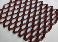 China Akzonobel PVDF Expanded Metal Mesh 5.5mm 6.0mm Wall Cladding Ventilated Facades for sale