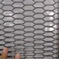 China Low Carbon Galvanized Sheet 2mm Hexagonal hole Expanded Metal Mesh for sale